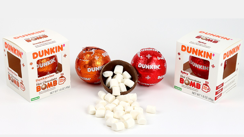 Dunkin’ Box O’ Chocolates, Hot Chocolate BOMB Varieties | Prepared Foods