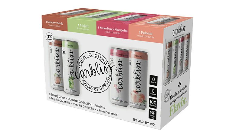 Carbliss Hand Crafted Premium Cocktails Ready-to-Drink Mixed Pack ...