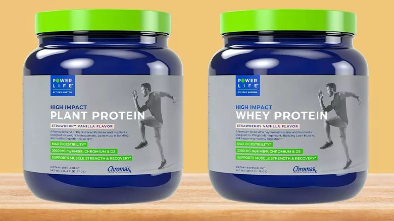 Power Life by Tony Horton High Impact Protein Strawberry Vanilla Flavor ...