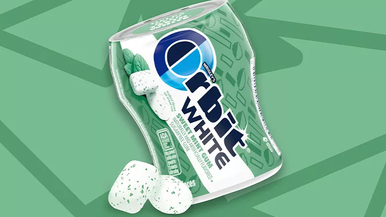 ORBIT Gum White Sweet Mint | Prepared Foods