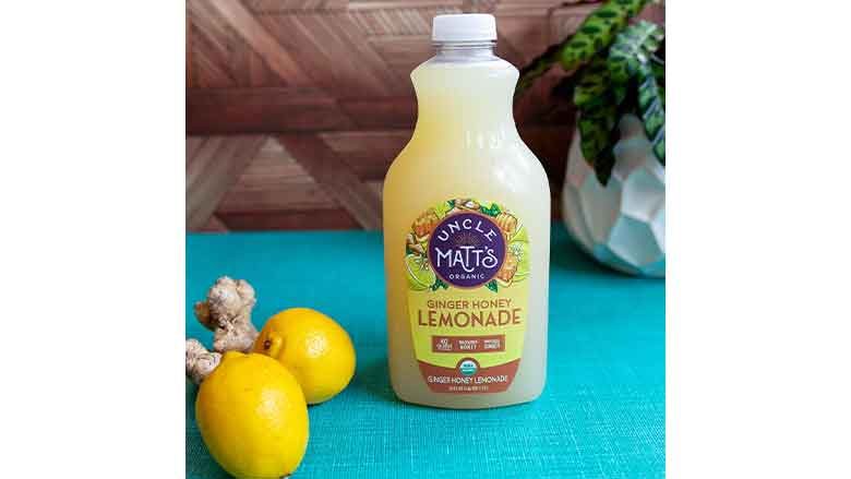 Uncle Matts Organic Ginger Honey Lemonade Prepared Foods