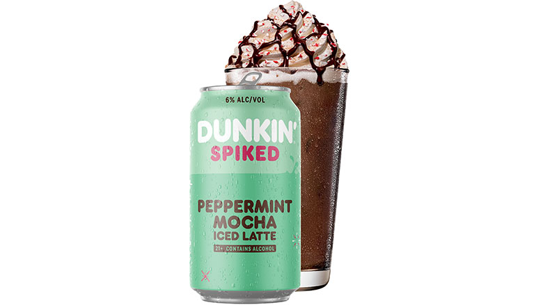 Dunkin’ Spiked Peppermint Mocha Iced Latte | Prepared Foods