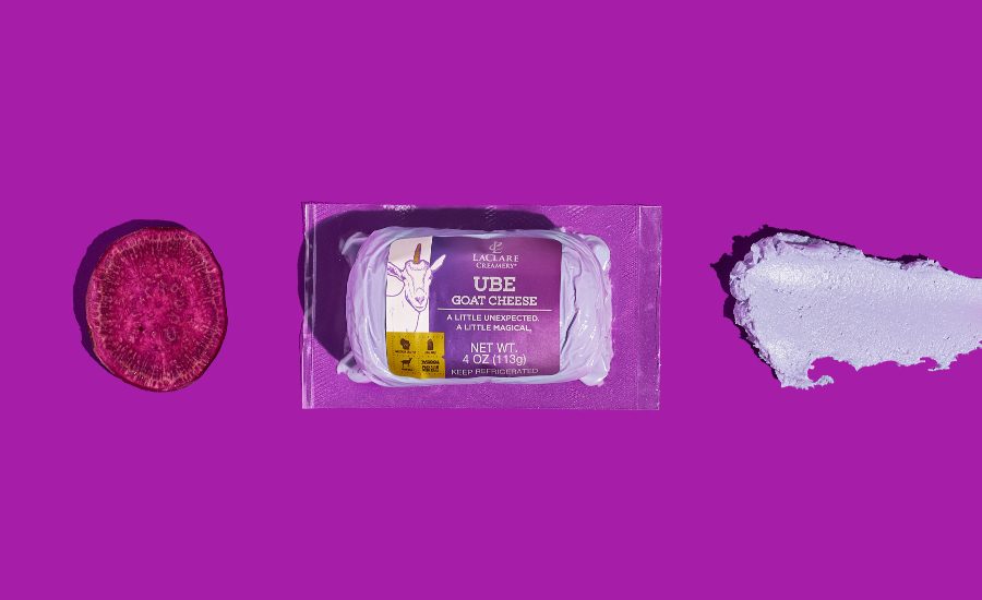 LaClare Creamery Brings Ube Flavor to Goat Cheese | Prepared Foods