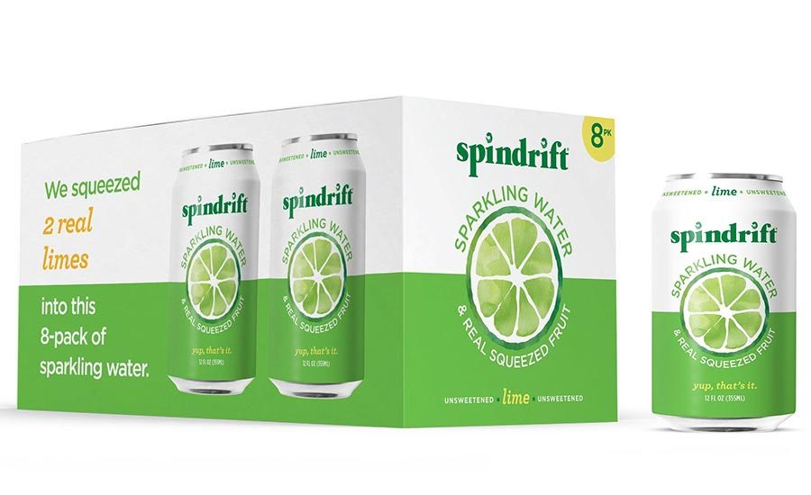 Spindrift Sparkling Water Lime Flavor | 2019-02-25 | Prepared Foods