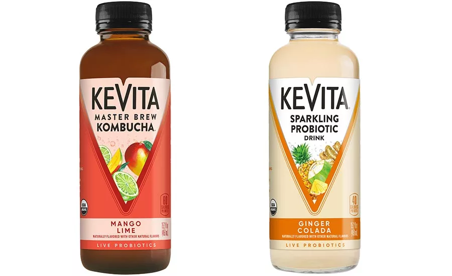 Ginger Colada KeVita Sparkling Probiotic Drink, Mango Lime KeVita ...