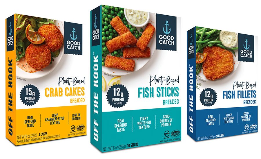 Plant-Based Breaded Fish Sticks, Plant-Based Breaded Fish Fillets and ...